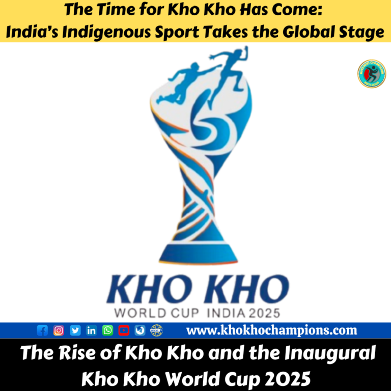 Kho Kho World Cup Logo Unveiling Ceremony: India All Set for the First ...