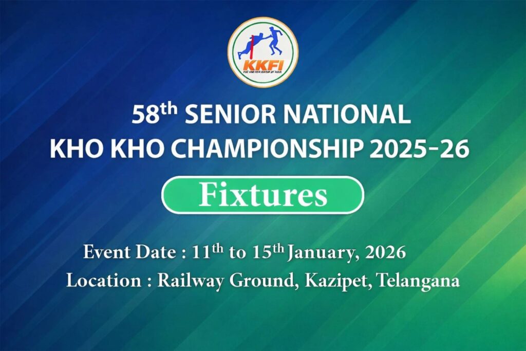 KKFI Announces Pools and Schedule for 58th Senior National Kho Kho ...